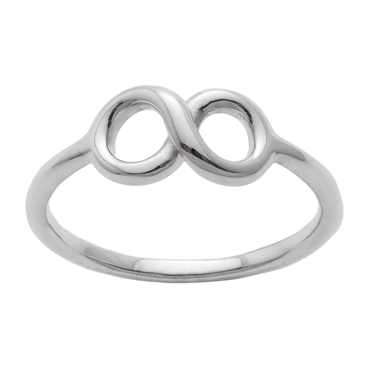 Infinity Symbol Thin Band Ring | Sterling Silver | Silverly