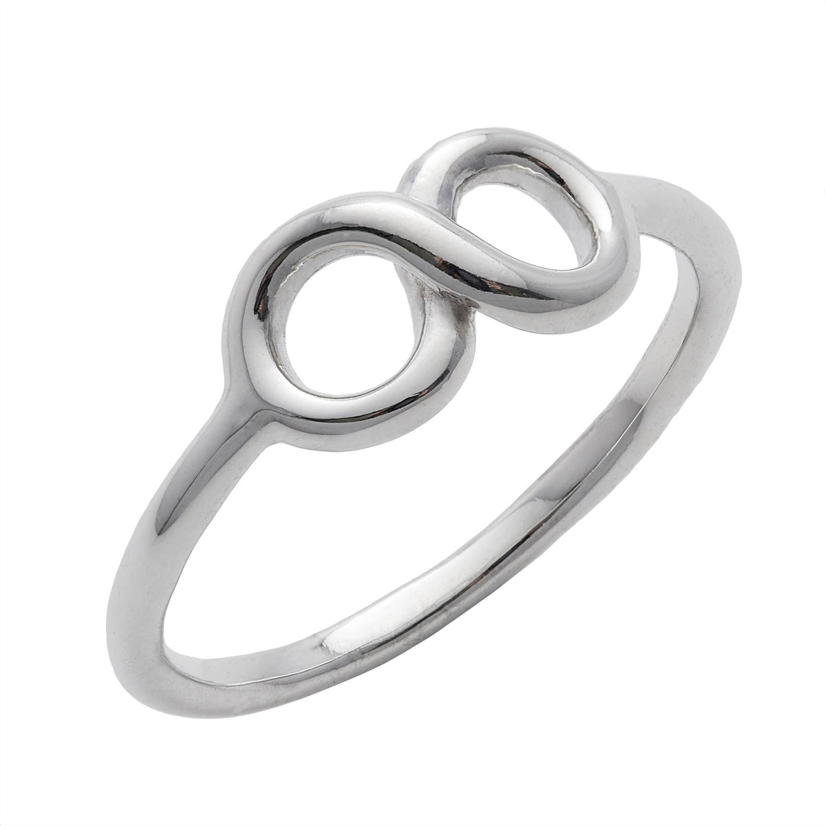 Infinity Symbol Thin Band Ring | Sterling Silver | Silverly